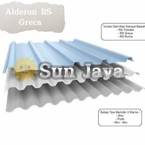 Jual Atap UPVC Alderon RS Greca // Atap Singel Wall Gelombang Greca ...