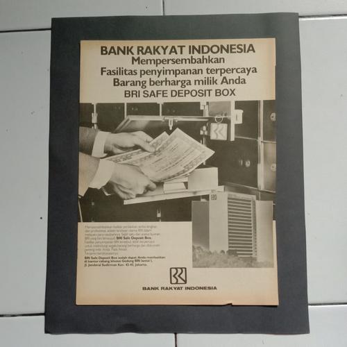 Jual iklan BANK BRI potongan majalah jadul kuno lawas - Kota Denpasar ...