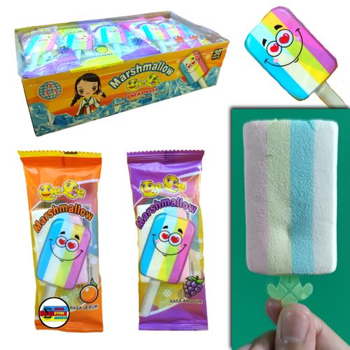 Jual Permen Marshmallow Unik Bentuk Es Krim Aneka Rasa Buah [Eceran ...