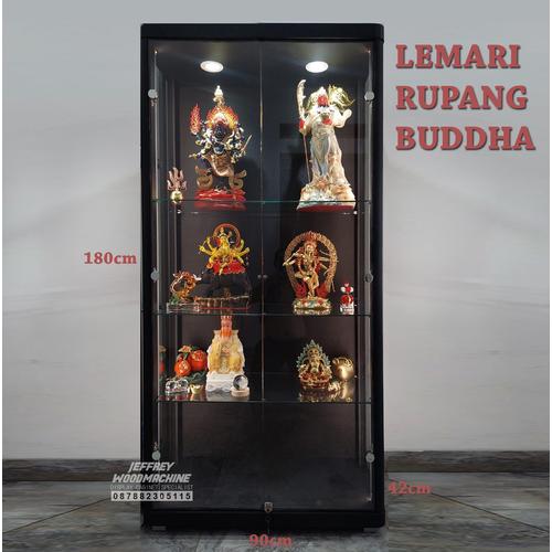 Jual LEMARI RAK TEMPAT KACA DISPLAY RUPANG BUDDHA KWAN IM KWAN KONG ...