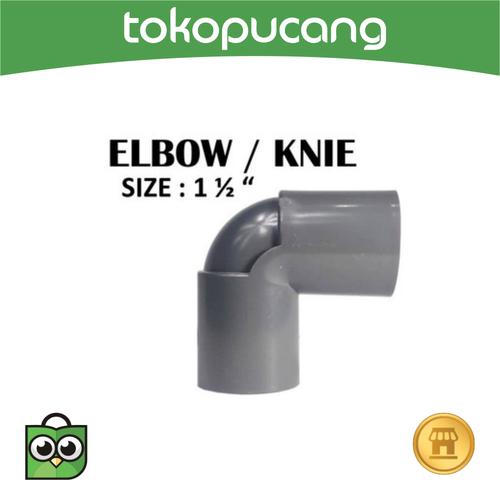 Jual Knie/Knee/Elbow/Keni Polos D 1/2" inch Fitting Pipa PVC - Kab. Magelang - Toko Pucang ...
