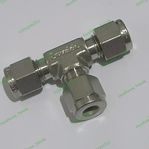 Jual Tee Union 1/4 in Tube od, Swagelok SS316 - Jakarta Pusat - Rezeki Jaya Teknik | Tokopedia