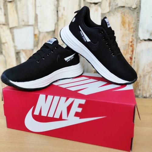 Promo Sepatu sekolah anak nike tali hitam putih size 31-40 - Hitam ...