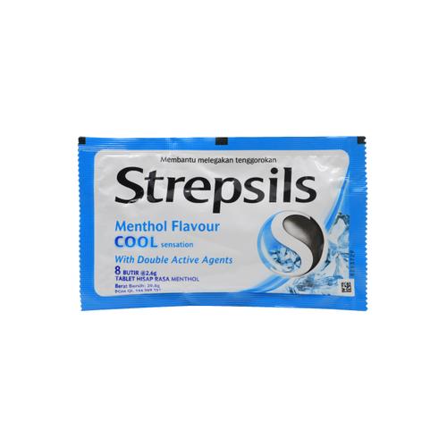 Promo Strepsils Cool Rasa Menthol Sachet 8 Butir - Permen Pelega ...