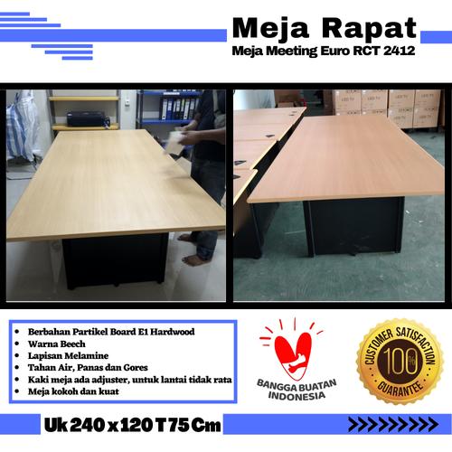 Jual Meja Meeting Meja Rapat Kerja 240 Tahan Air Panas Euro RCT 2412 ...