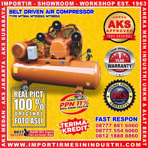 Jual Air Compressor Dinamo Kompresor Angin 10 Hp 230 Liter 3 Phase 8 ...