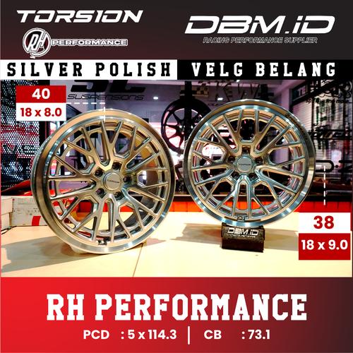 Promo Velg RH Performance Ring 18 R18 Ridwan Hanif by Torsion Silver ...