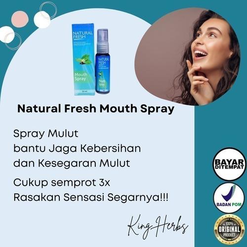 Jual Obat Penghilang Bau Mulut Efektif Natural Fresh Mouth Spray Wash ...