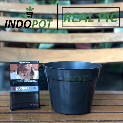 Jual Pot Hitam FTR Ukuran 12 Hitam - Pot Bunga Hitam - Pot 12cm - Pot ...