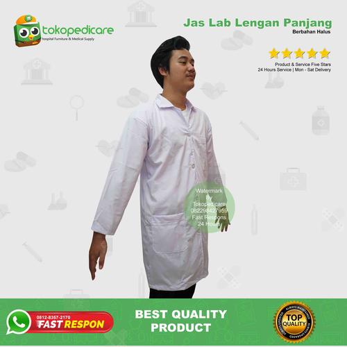 Jual Jas Laboratorium Lengan Panjang | Baju Seragam Lab Ukuran XXL ...