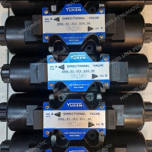 Jual SOLENOID VALVE YUKEN DSG-03-3C2-D24-50 - Jakarta Barat - Mandiri Jaya Penumatic | Tokopedia