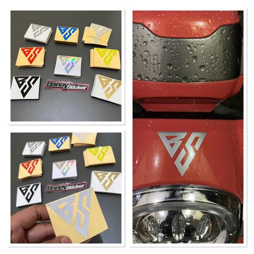 Jual STICKER Stiker BS Cutting - Putih - Jakarta Timur - Banay Sticker ...