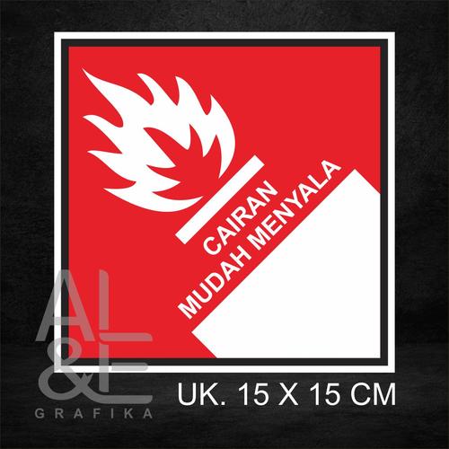 Jual STIKER CAIRAN MUDAH MENYALA - SIMBOL LIMBAH B3 UK 15 X 15 M - Kota ...