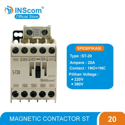 Jual MAGNETIC CONTACTOR S-T 20 / AC KONTAKTOR TYPE ST 20 - 220V - Kota ...