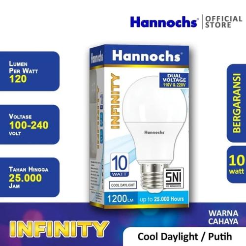 Jual Lampu LED Hannochs Infinity 10w 10 watt - Jakarta Pusat - Berkat Abadi KM | Tokopedia