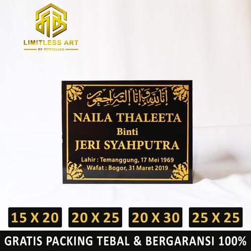 Jual Tulisan Nama Batu Nisan Granit Tile Ukir Grafir Makam Kijing Murah ...