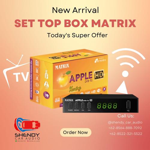 Jual STB Matrix Kuning SET TOP BOX MATRIX STB Matrik Yelow Ready - Kab ...