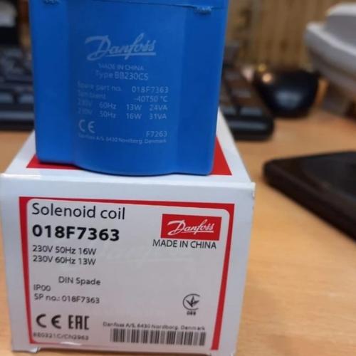 Jual Solenoid Coil 018F7363 Danfoss 230v-50/60Hz 13 watt - Jakarta ...