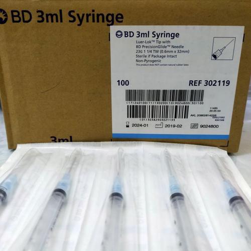 Jual SPUIT 3 CC ML BD - Kota Surakarta - arabiomedika | Tokopedia