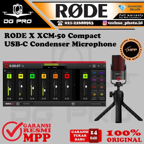 Jual RODE X XCM-50 Compact USB-C Condenser Microphone Resmi - Jakarta ...