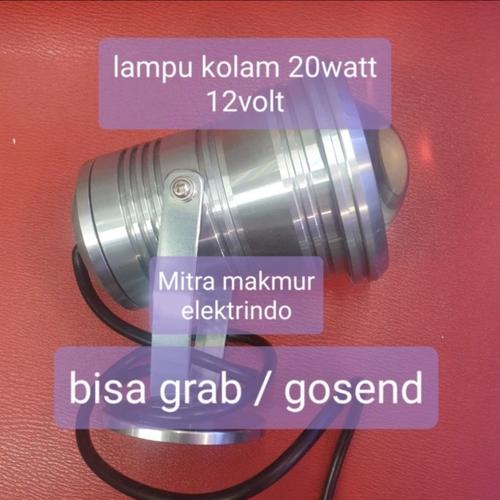 Jual lampu underwater 20w 12v / lampu led underwater 20 watt 12 Volt ...