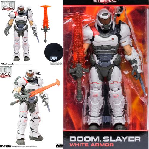 Jual mcfarlane doom eternal slayer white armor astro slayer skin doom ...