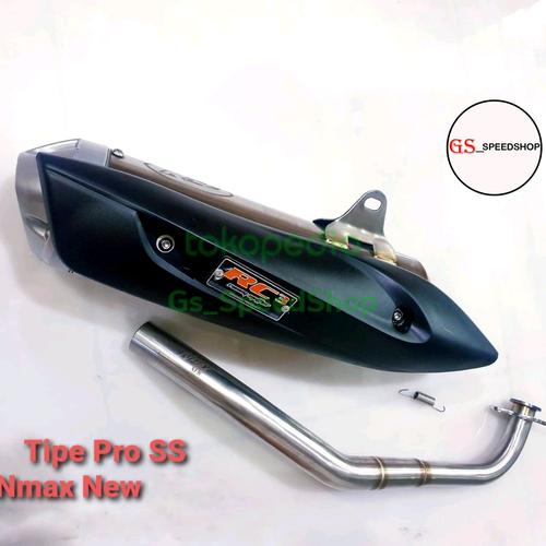Jual Knalpot Standar Bobok Racing RC3 Tipe Pro SS Nmax N max Aerox 155 ...