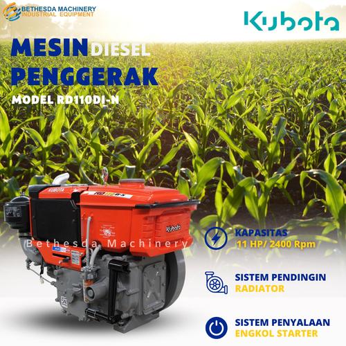 Jual Mesin Diesel Kubota RD 110 DI-N Engine Penggerak 11 Hp / 11Pk Radiator - Kota Surabaya ...