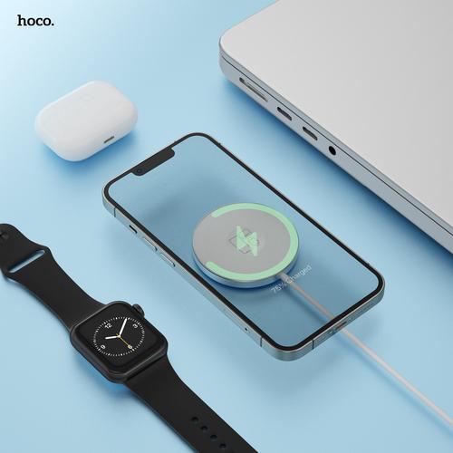 Jual HOCO CW41 3 in 1 Wireless Charger Apple Watch iPhone Airpods ...