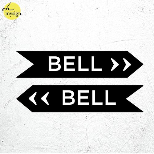 Jual Signage Bell Tekan Pencet Bel Tulisan Arah Papan Akrilik Label ...