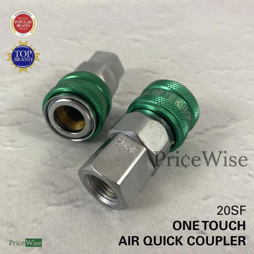 Jual One Touch Air Quick Coupler Plug 20SF Tekiro / Kopler Kupler ...