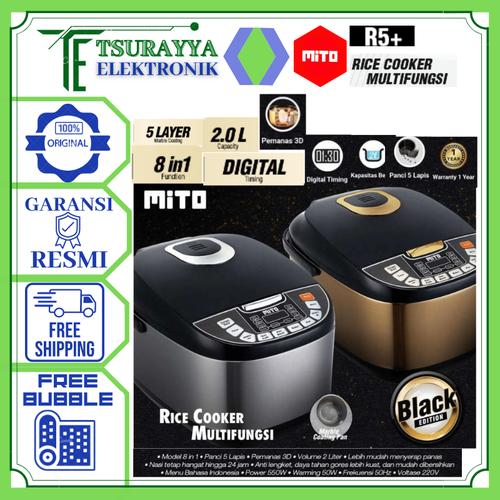 Promo Mito R5 Plus Digital Rice Cooker Mito R5+ 8 in 1 Kapasitas 2 ...
