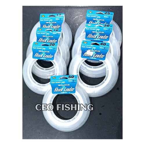 Jual Senar Leader YGK Galis Shock Leader DMV Nylon 50 Meter - 12 LB ...