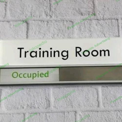 Jual Akrilik custom sign ruang board dipakai in use meeting rapat ...