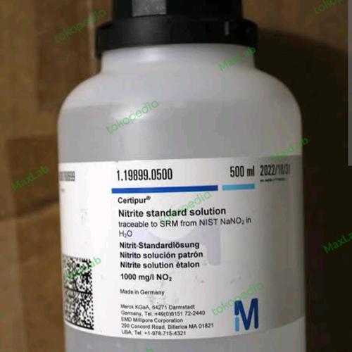 Jual Larutan standar, Nitrite (NO2) standard solution, Merck, 500 ml ...