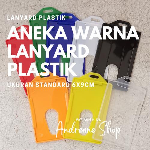 Jual Name Tag / Lanyard ID Card Holder - Bening Akrilik - Kota Bandung ...