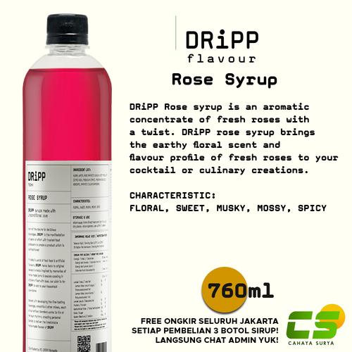 Jual Dripp Sirup / Syrup - Rose Syrup 760 ml (Sirup Bunga Mawar ...