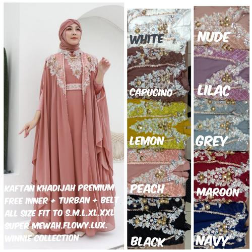 Jual Kaftan Khadijah NEW Ori+Belt+Turban(MEWAH)all size fit to S.M.L.XL ...