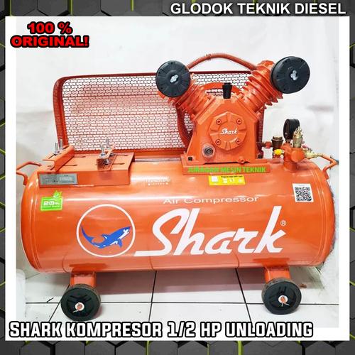 Jual SHARK Kompresor Angin 1/2 HP Unloading Air Compressor 0.5 PK ...