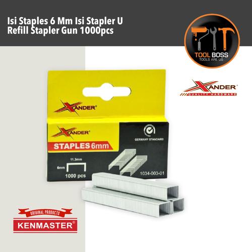 Jual KENMASTER XANDER ISI STAPLER GUN BESI - 8 MM - Jakarta Selatan ...