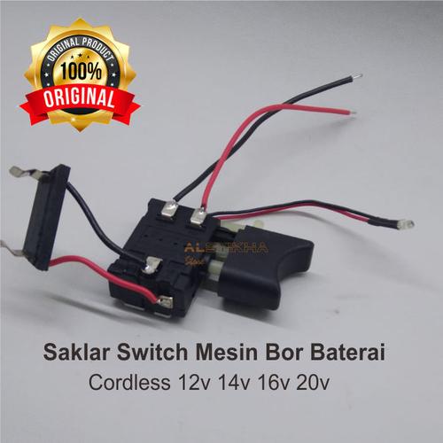 Jual Saklar switch mesin bor baterai DC Cordless 12v 14v 16v 20v NRT ...