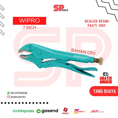 Jual TANG BUAYA / TANG JEPIT PENJEPIT BULAT WIPRO 7" 7 INCH - Kota ...