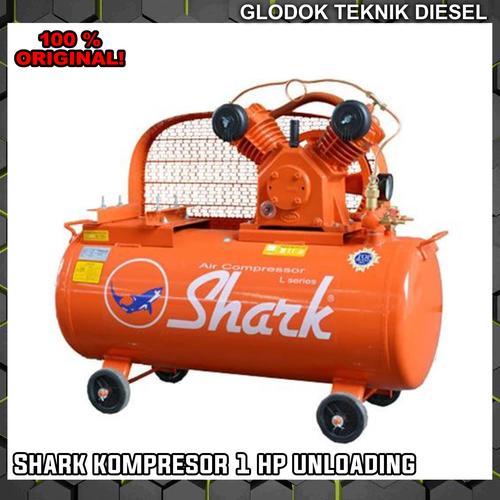 Jual SHARK Kompresor Angin 1 HP PK Unloading Air Compressor TERBAIK ORI ...