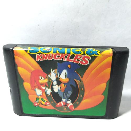 Jual Kaset Video Games Cartridge Tape Sega Sonic Hedgehog Knuckles Fun ...