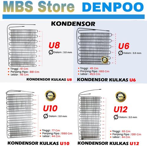 Jual KONDENSOR KULKAS-CONDENSOR U8-U12 - U6 - Jakarta Utara ...