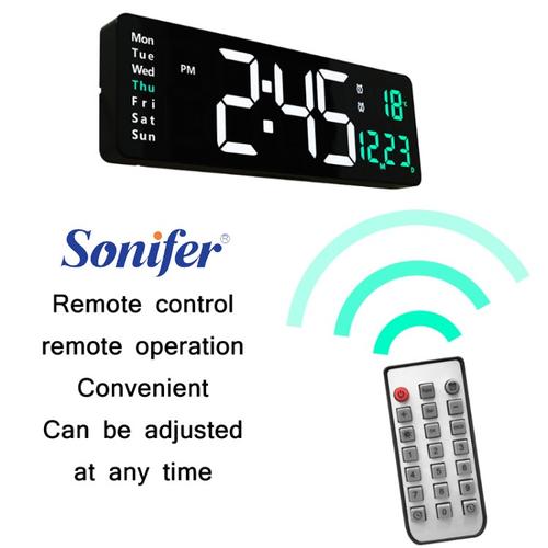 Jual Jam Dinding Timer Digital/Jam Countdown/Jam Stopwatch SONIFER 6626 ...
