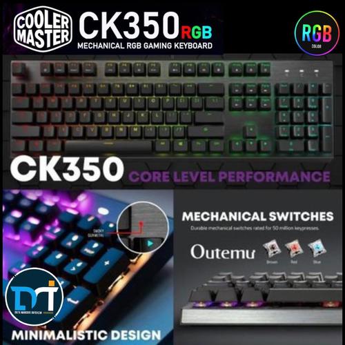 Promo Cooler Master CK350 - RGB Outemu Switch Mechanical Gaming ...