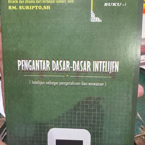 Jual PENGANTAR DASAR DASAR INTELIJEN BUKU 1 - Jakarta Pusat - tb namora ...
