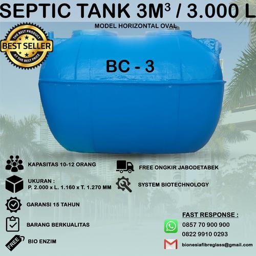 Jual BIO SEPTIC TANK BIOFILTER 3M3 / BIOTANK BIOTECH 3M3 / BIOFIL 3M3 ...