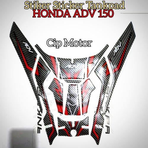 Jual stiker sticker tanki Tankpad Dek pad ADV 150 - Carbon Gold - Kota ...